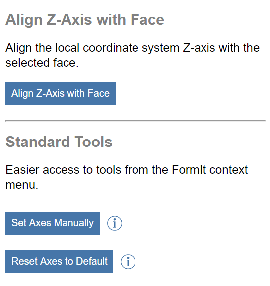 GitHub - FormIt3D/ManageAxes: Modify LCS and WCS axes in new ways.
