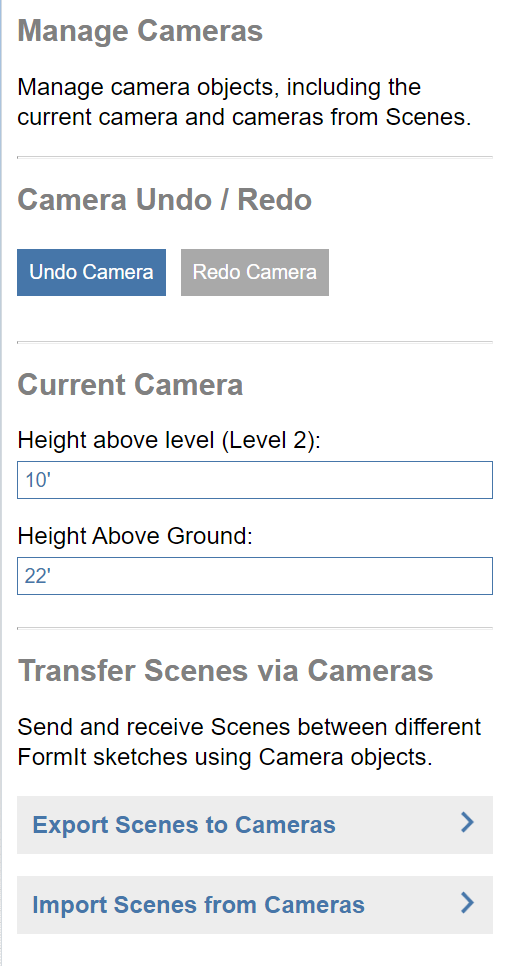 GitHub - FormIt3D/ManageCameras: Provides a variety of operations related to cameras, including ...